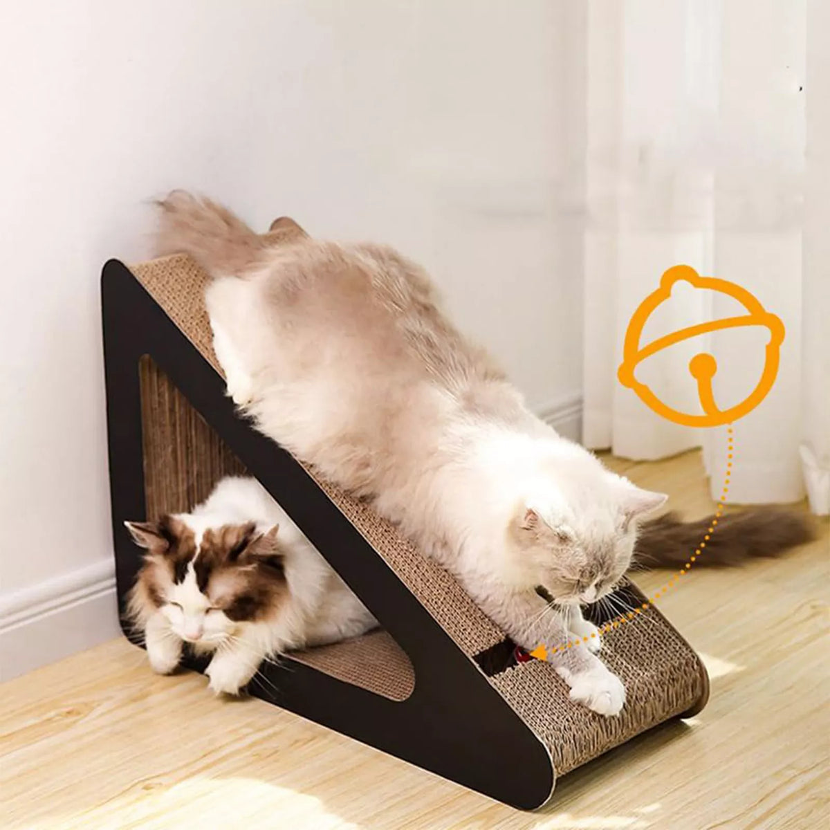 Triangle Cat Scratcher Board - Play & Scratch Fun – Cat Factory Au